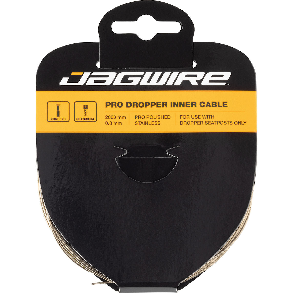 Internal cable routing for dropper posts