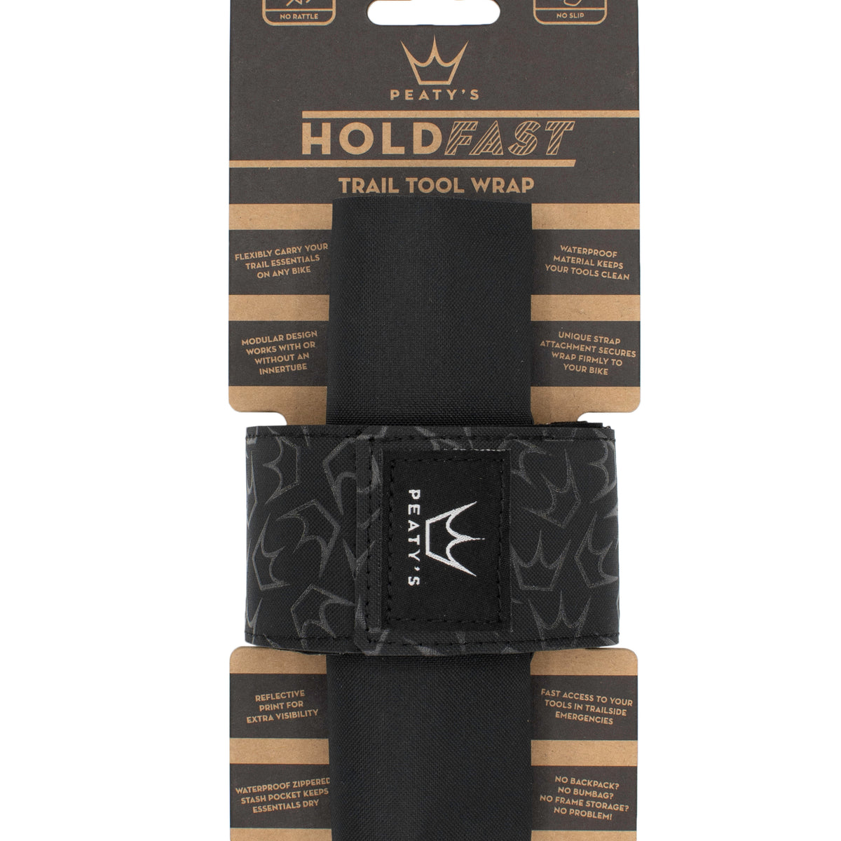 HoldFast Trail Tool Wrap - Nightrider Black