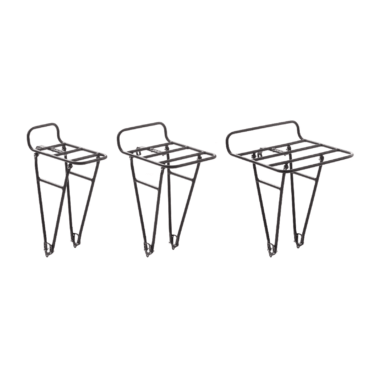 Commuter Front Rack Aluminium - Schwarz