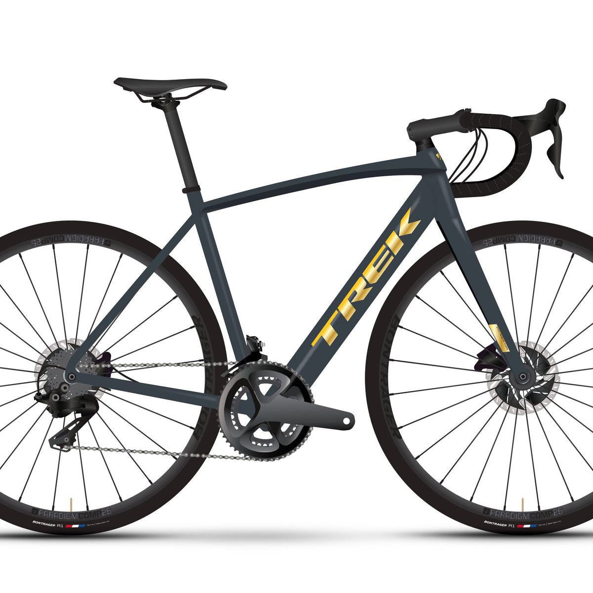 Domane+ AL 5 - Matte Lithium Grey 252Wh